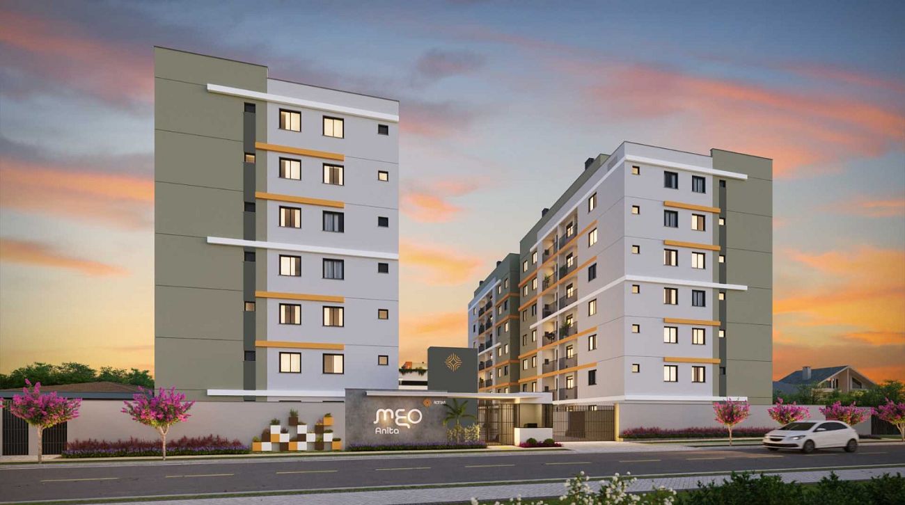 Apto Garden 3D (1 Suíte) 63,8m² no Anita Garibaldi, Joinvill